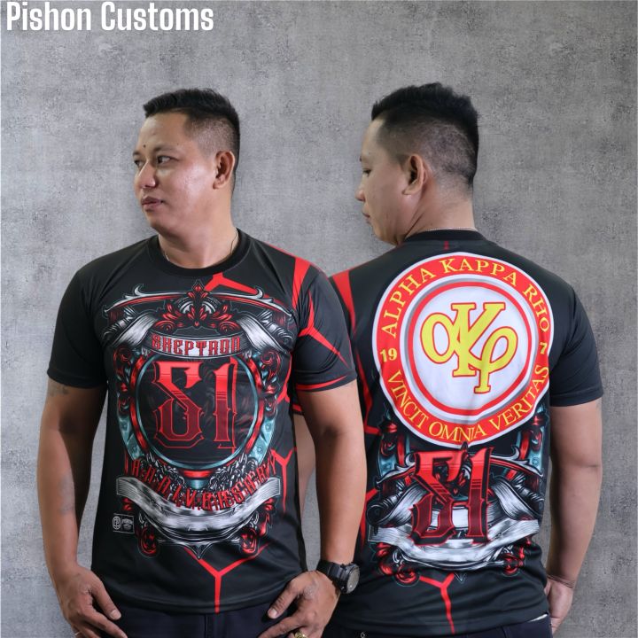 AKP V.40 Alpha Kappa Rho 51st ANNIVERSARY Full Sublimation Frat Shirt ...