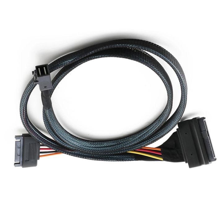 【ymmg】-12G Mini SAS HD to for U. 2 36P SFF-8643 Cable 0.75M with 15Pin ...