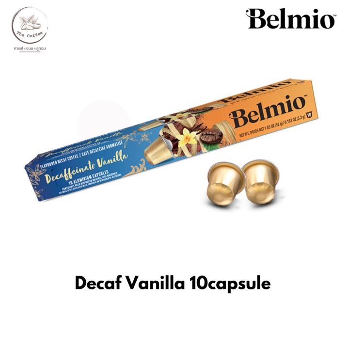 Belmio Nespresso Coffee Capsule **Decaf Vanilla** กาแฟแคปซูลเบลเยี่ยม ...
