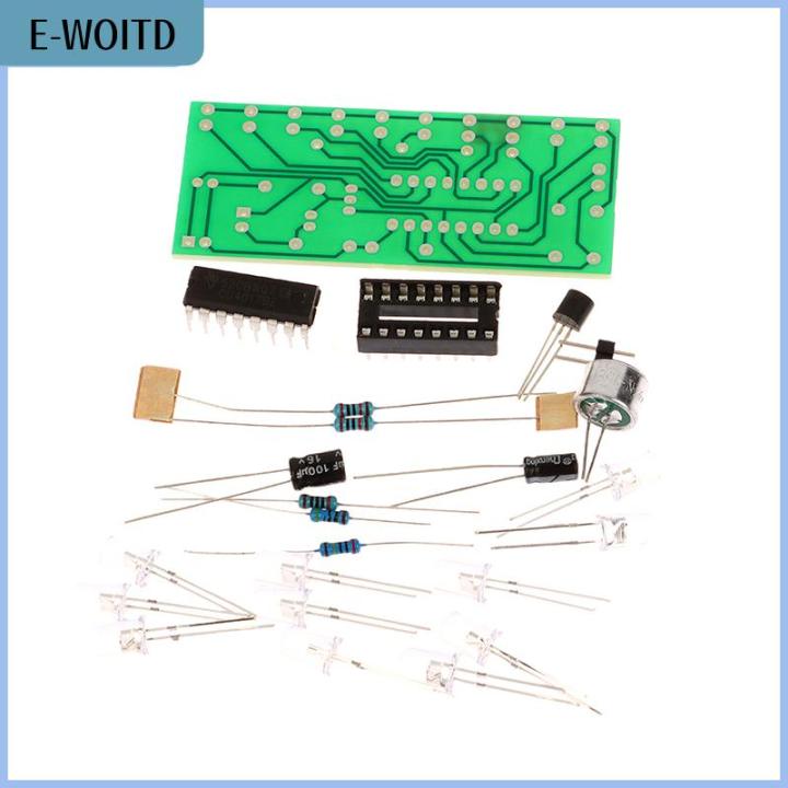 【E-WOITD】 Voice Activated LED Water Light Kit CD4017 Lantern Control ...