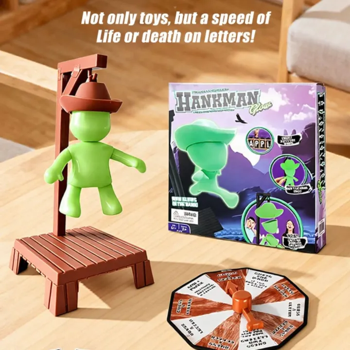 EQUOMT Interactive ic Hangman Board Games With Doll Multiplayer Hanged ...