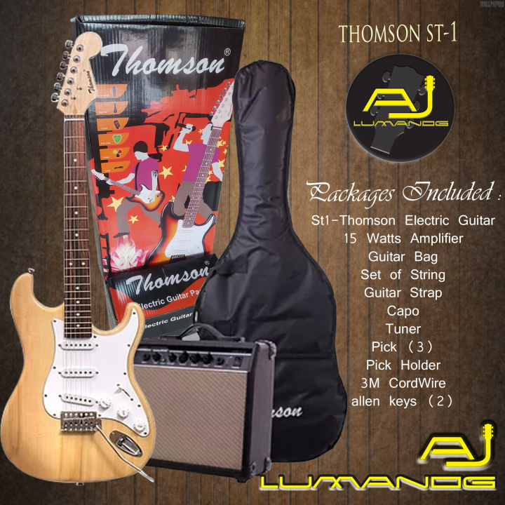 Electric Guitar Thomson StratoCaster Style (Complete Package / Fully ...