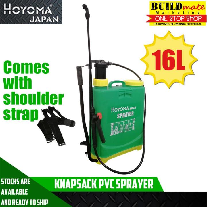 BUILDMATE Hoyoma Knapsack PVC Sprayer 16L 20L | Lazada PH