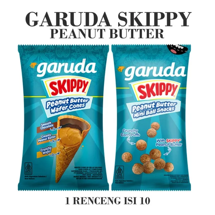 GARUDA SKIPPY PEANUT BUTTER 20GR RENCENG ( ISI 10 PCS ) | Lazada Indonesia
