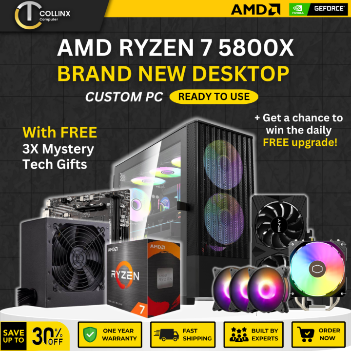 [ AMD RYZEN 7 5800X GAMING PC BUILD - ATLAS ] RGB Desktop | Nvidia RTX ...