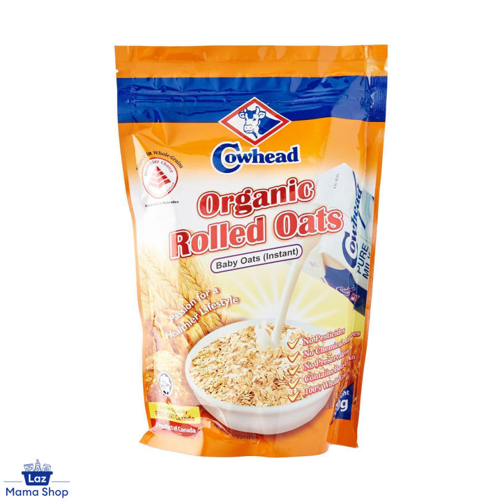 Cowhead Organic Rolled Oats (Instant) (Laz Mama Shop) | Lazada Singapore