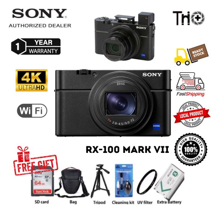 Sony RX100 VII Mark 7 Premium Compact Camera with 1.0-type stacked CMOS ...