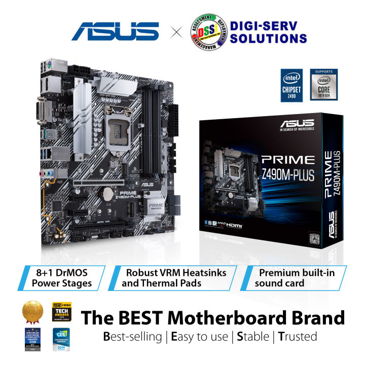 SALE!!! ASUS PRIME Z490M-PLUS Intel Z490 Micro-ATX Motherboard | Lazada PH
