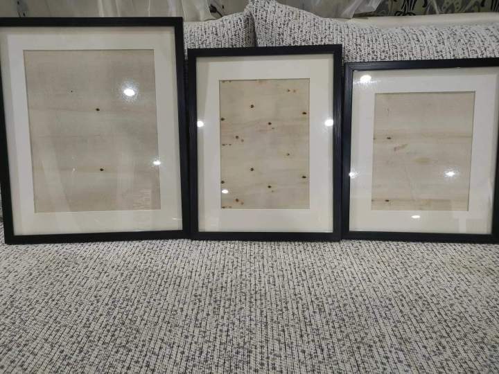 Picture Frame with Double or 2 inches White Matting 5R 6R 8R 8.5x11 A4 ...