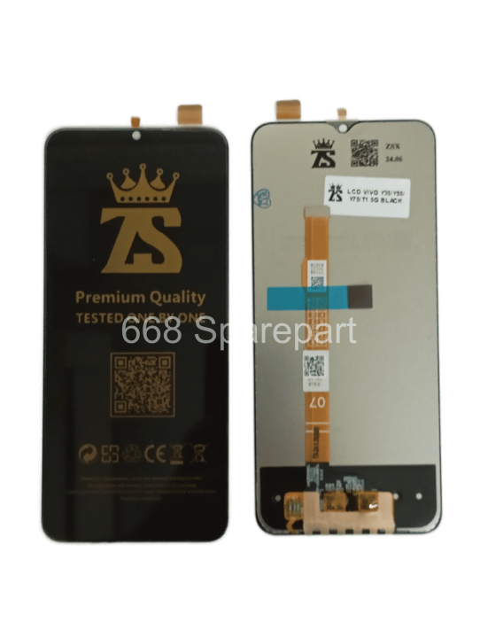 LCD VIVO Y35/Y55/Y75 5G/T1 5G BLACK | Lazada Indonesia