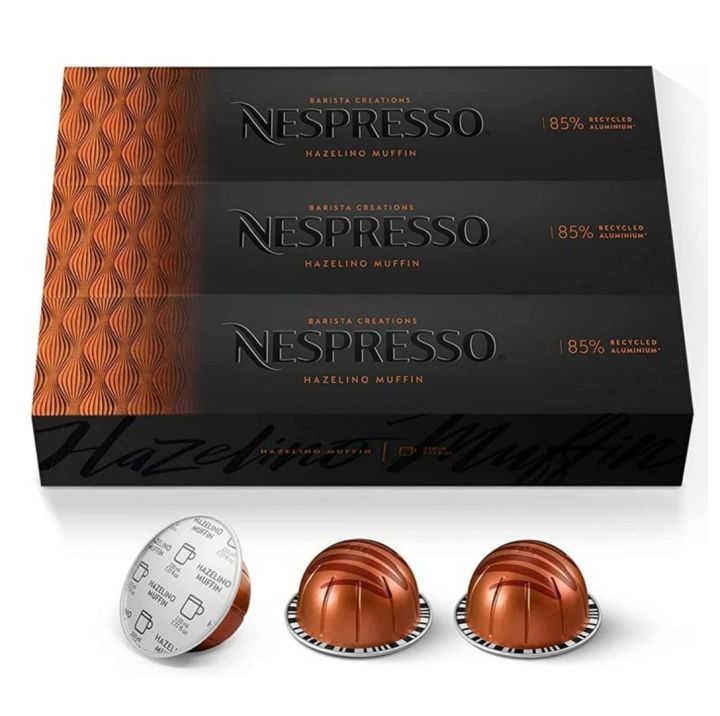 NESPRESSO Vertuo BARISTA CREATIONS Roasted Hazelnut Coffee Capsule เนส ...