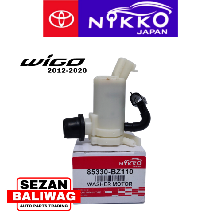 NIKKO JAPAN WINDSHIELD WASHER MOTOR PUMP TOYOTA WIGO 2012-2022 85330 ...
