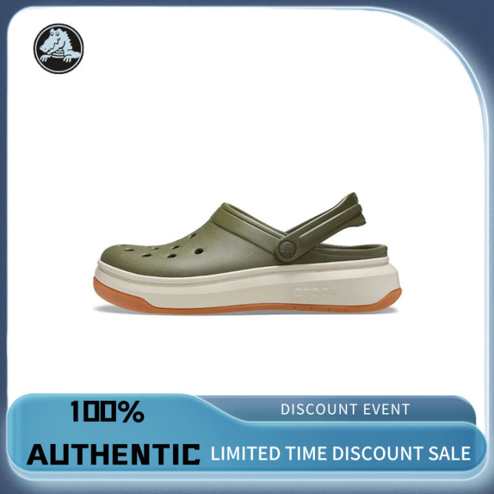 [ของแท้ 100%] LIMITED TIME OFFER Crocs Crocsband Full Force " Green ...