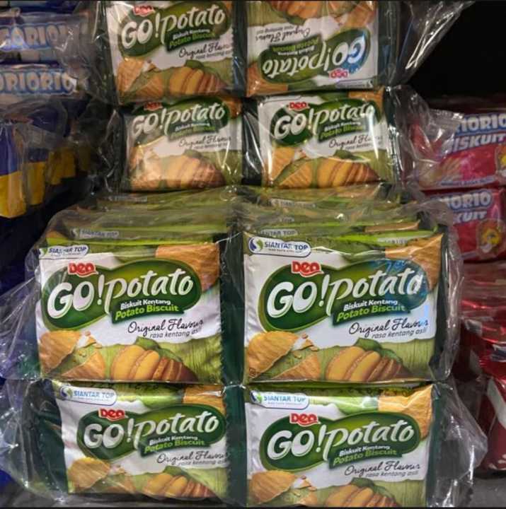 Go Potato Isi 10 pcs / 20 pcs - Go potato Kentang crispy biskuit ...