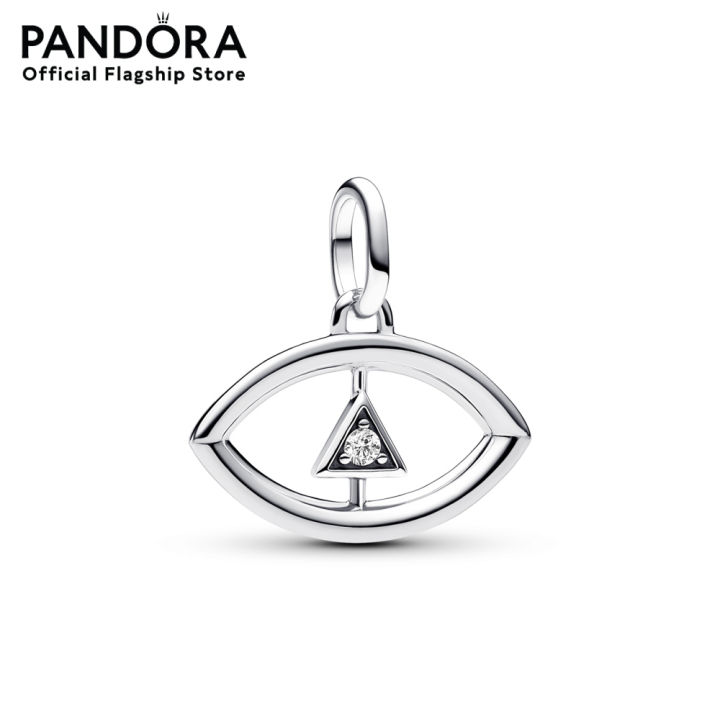 Pandora Eye sterling silver medallion dangle | Lazada.co.th