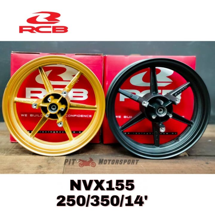 Yamaha NVX155 SP811 RCB Sport Rim 250 / 350 / 14' Racing Boy NVX 6 Line ...