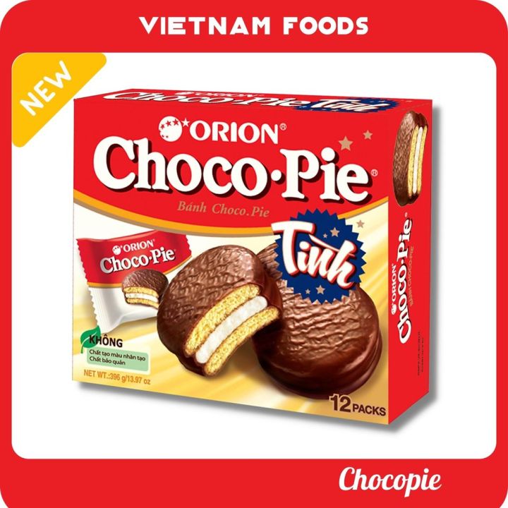 【Vietnamase】Orion Choco-Pie Banh Choco Pie biscuits ( 12 goi per box ...