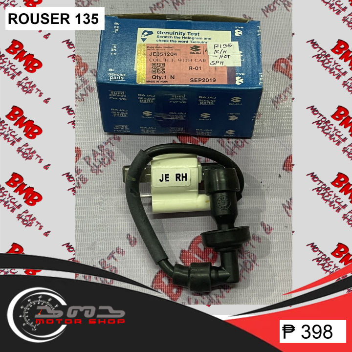 Ignition Coil Right With Cap Rouser135 JE351204 v01.2025 | Lazada PH
