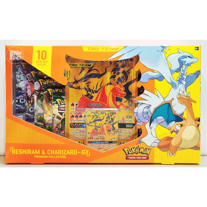 Pokemon TCG Tag Team Reshiram&Charizard-GX Premium Collection Box | Lazada PH