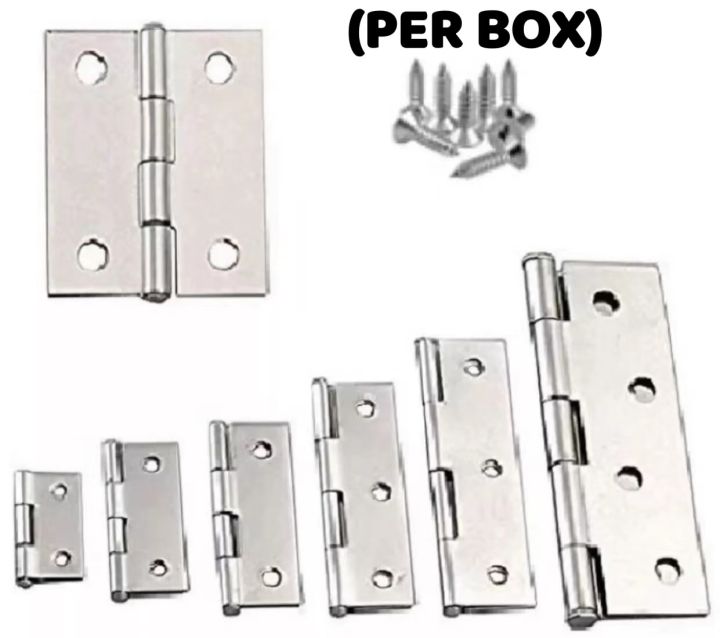Stainless Hinges FOR KITCHEN, DRAWER, DOOR, CASE BOX | Lazada PH