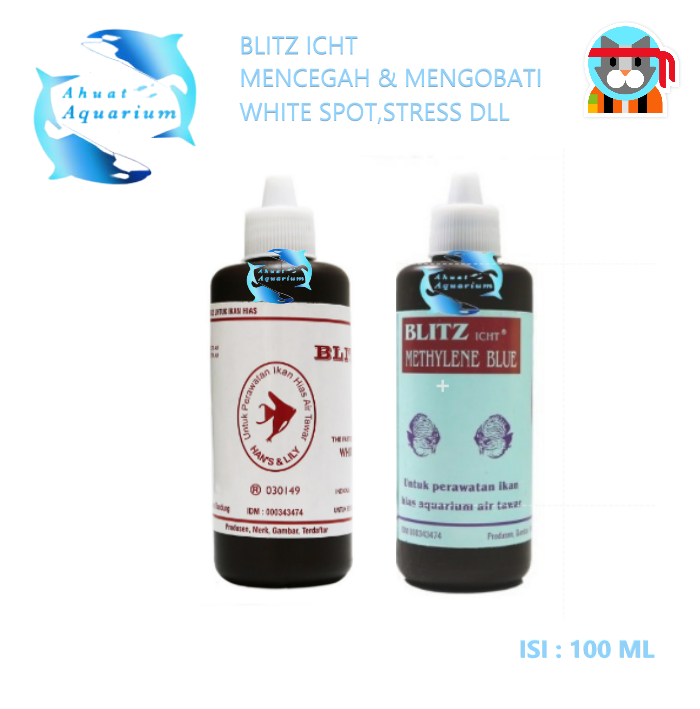 BLITZ ICHT Methylene Blue / OBAT BIRU 100cc | Lazada Indonesia