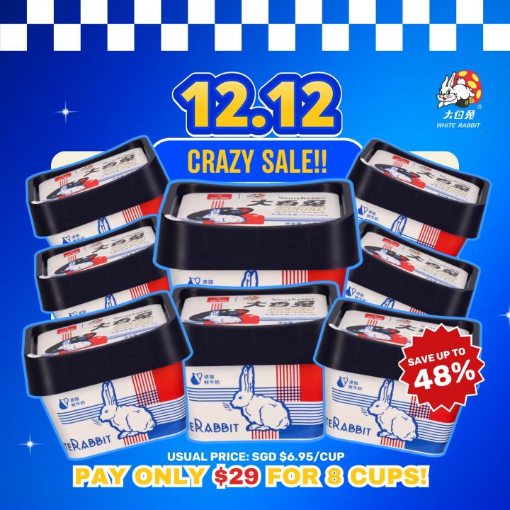 12.12 CRAZY SALE: White Rabbit Ice Cream Cups Mega Bundle! [Save Up to ...