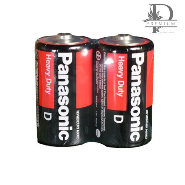 Panasonic Heavy Duty Size D Battery 2pcs UM-1HD/2S (R20DPT/2S) /ORIGINAL | Lazada