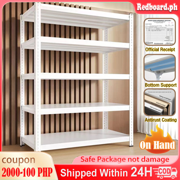 【On Hand】120*40*200 All Metal Heavy Duty Storage Shelves Adjustable ...