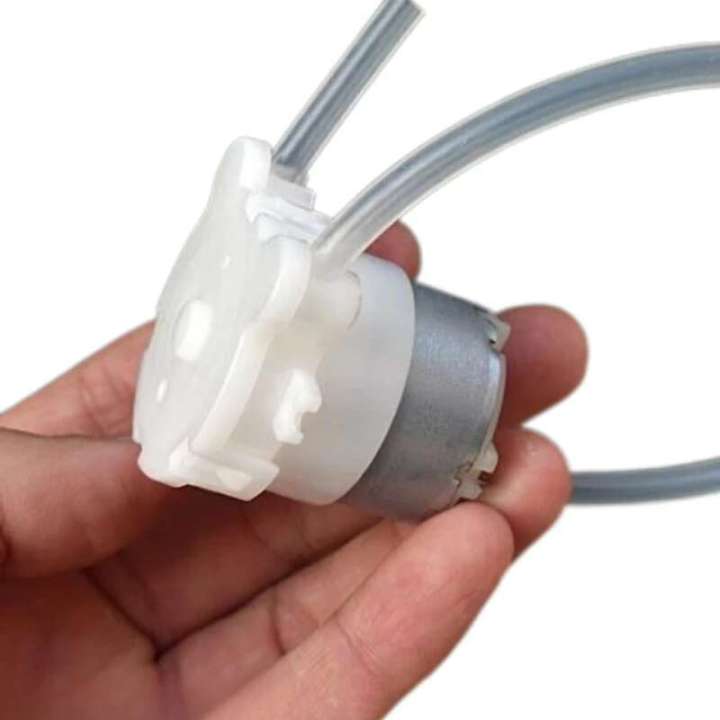Micro Peristaltic Pump DC 5V 6V Small 500 Gear Motor Silent Dosing Pump ...