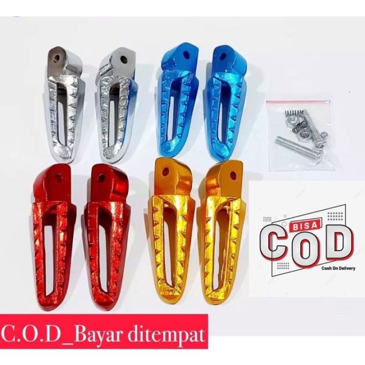 Footstep Step Pijakan Kaki Belakang Variasi CNC Motor Honda Beat Vario ...