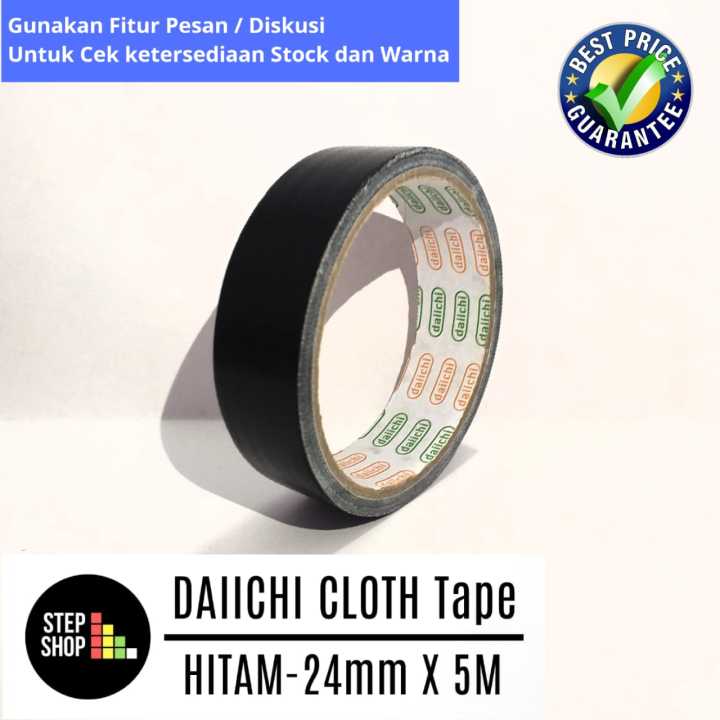 DAIICHI CLOTH Tape - LAKBAN KAIN - LAKBAN JILID - Ukuran 24mm X 5M ...