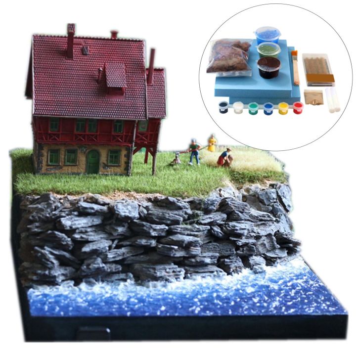 DIY Model Railroad Scenery Crafts Building Kit Minaiture War Game ...