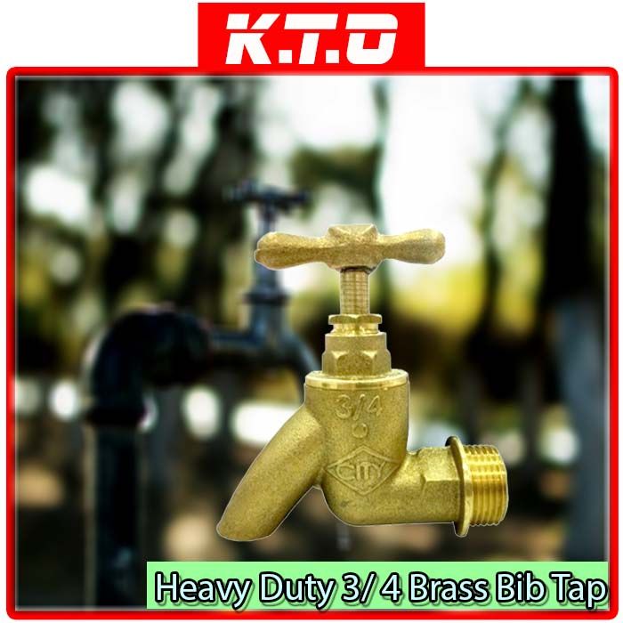 City Brass Bib Tap Light/ Heavy Duty 1/2'' 3/4'' Plumbing Fitting | Lazada