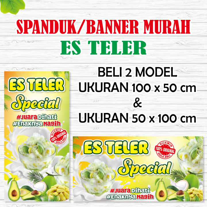 Spanduk Banner Es Teler | Lazada Indonesia