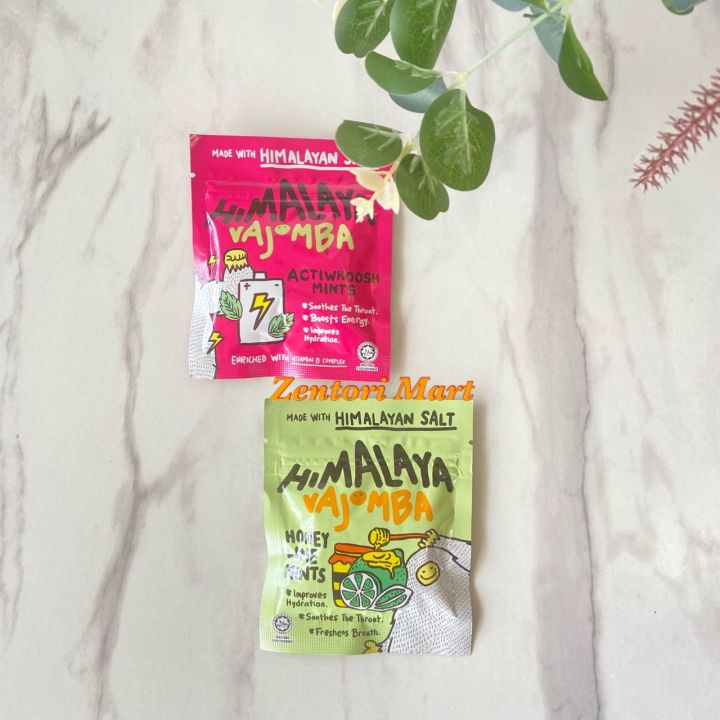 [New Flavour] Himalayan Vajambo Honey Lime Mints/ Actiwhoosh Mints 15g ...