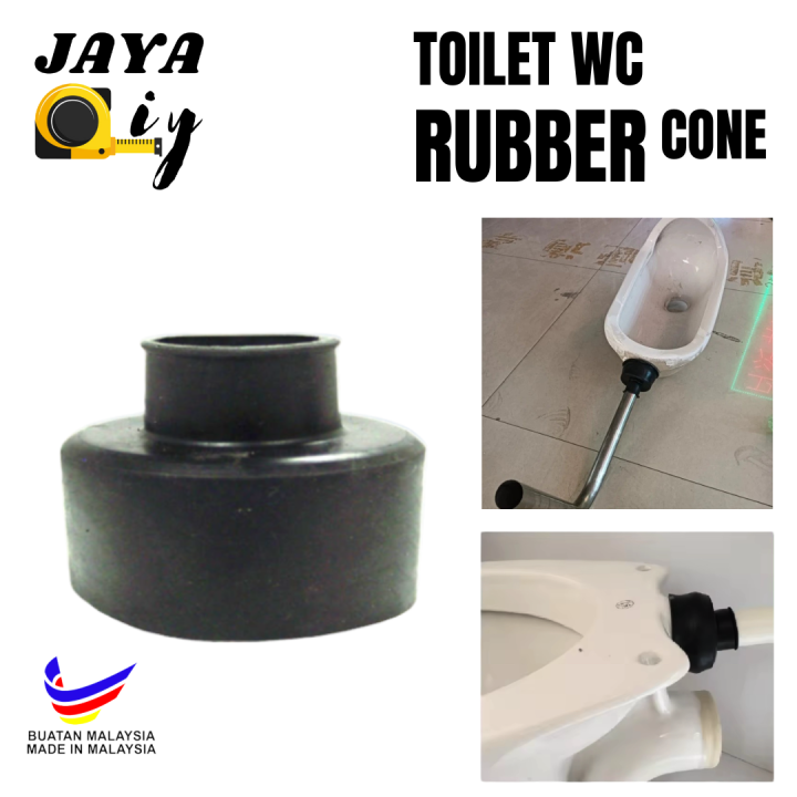 Local Toilet Bowl WC Rubber Cone Connector l Join for Cistern / Kon ...