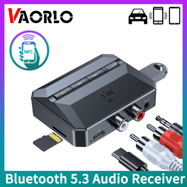 Vaorlo Ban Đầu NFC Bluetooth 5.3 thiết bị thu nhận âm thanh 3.5Mm AUX RCA R/L USB âm thanh nổi ...