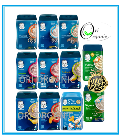 【FAST SHIP OUT】 Gerber Baby Cereal Rice / Gerber Strawberry / Gerber ...