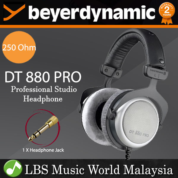 Beyerdynamic DT 880 PRO 250 Ohm Studio Semi Open Headphones for Mixing ...