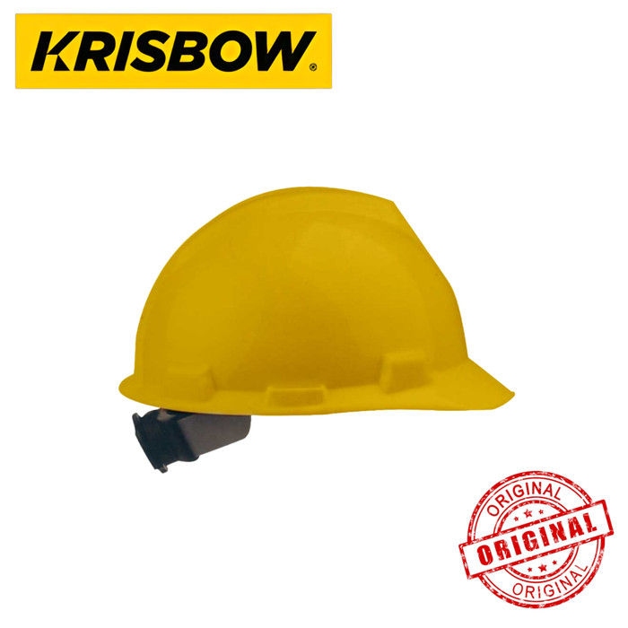 Safety Helmet KRISBOW Helm Proyek Brim Pelindung Kepala / Head ...