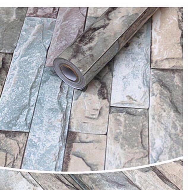 Pvc Wallpaper 10 Meters Self Adhesive Home Decor Sticker Brick | Lazada PH