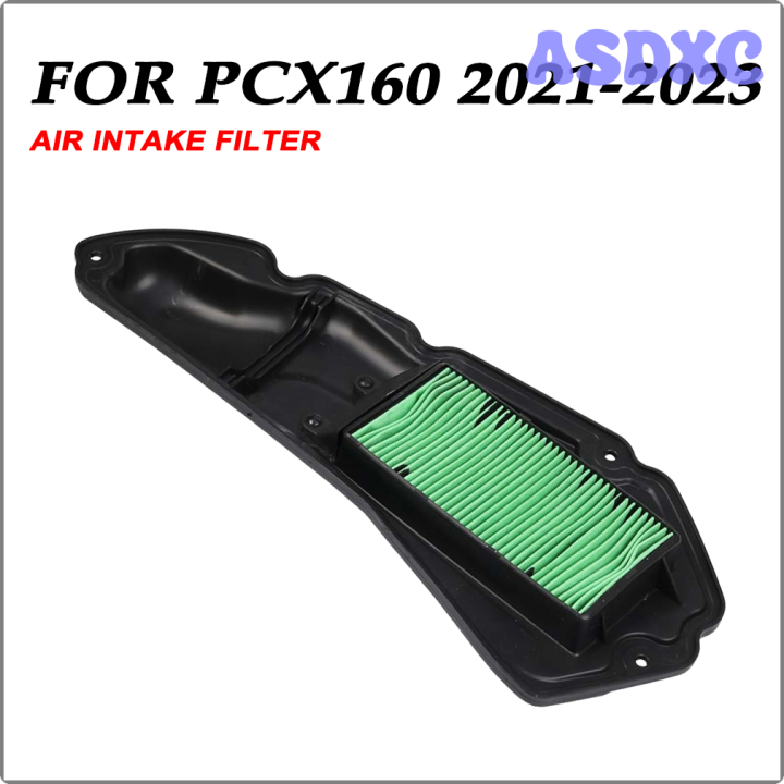 ASDXC ระบบทำความสะอาดท่อไอเสียกรองอากาศสำหรับ Honda PCX125 PCX 125 ...