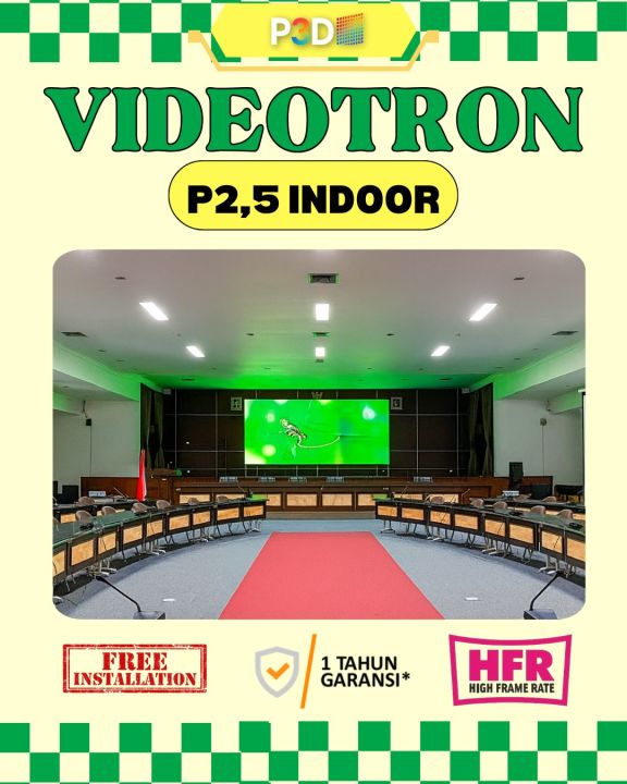 Videotron LED Screen P.2,5 indoor fix instalasi siap pakai | Lazada ...