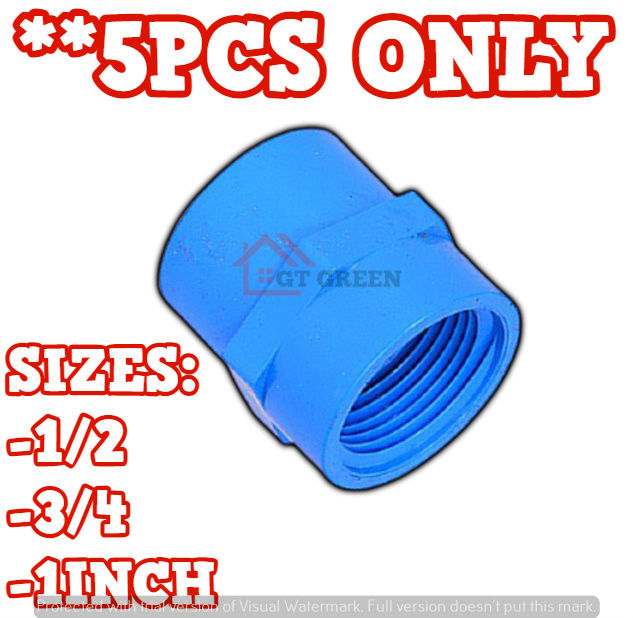 5PCS PVC Female Adaptor PVC Internal Threaded Joint Direct Inner Wire ...