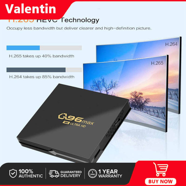 【Free shipping】Q96 L2 TV BOX 4K network TV set-top box wifi network set ...