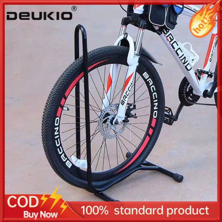 DEUKIO Bicycle Parking Rack L-shaped Bike Display Stand, Road Bike ...