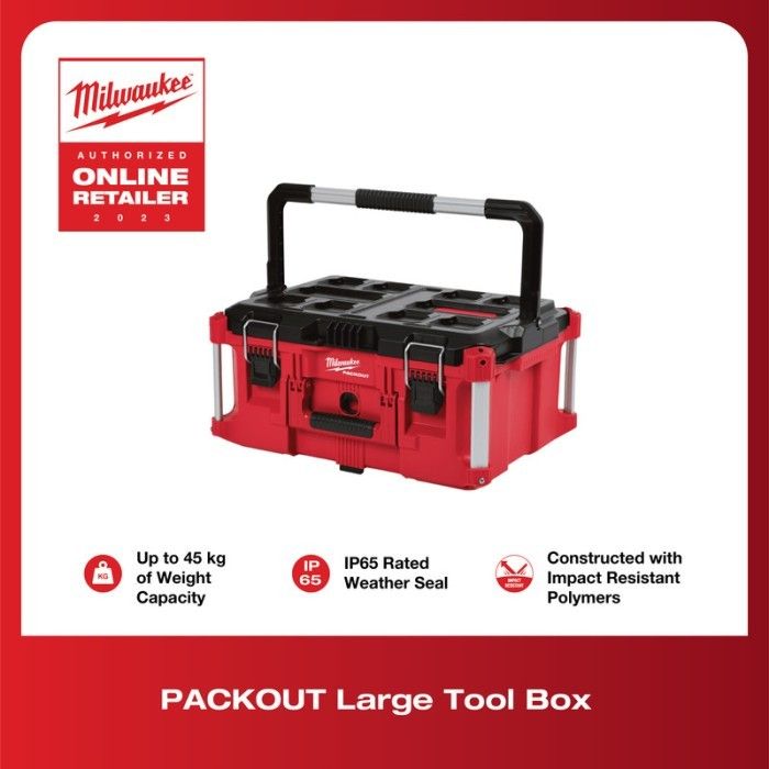 Tempat Perkakas Milwaukee PACKOUT Large Toolbox | Lazada Indonesia