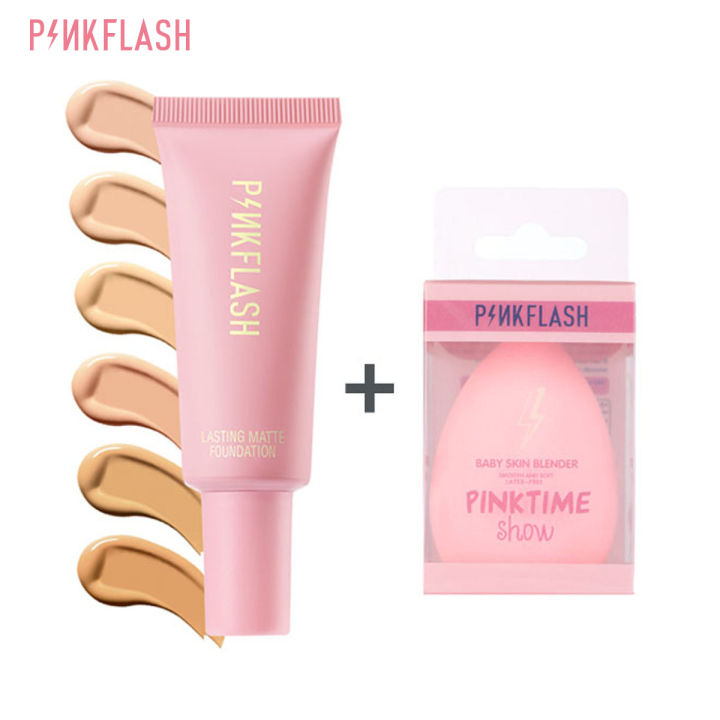 Pinkflash Base Makeup Set Weightless Long Lasting Oil Control All Day
