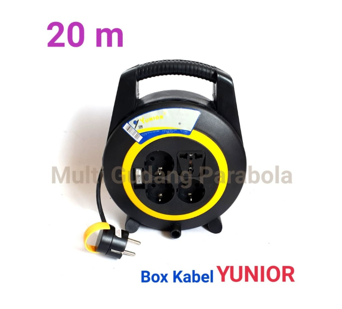 Kabel Box Kabel Roll Yunior + Saklar 20 Meter SNI | Lazada Indonesia