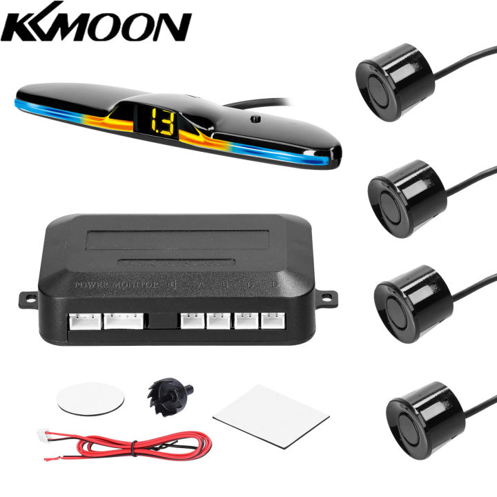 Car Parking Sensor Rear Reversing Radars System with 4 Parking Sensors ...